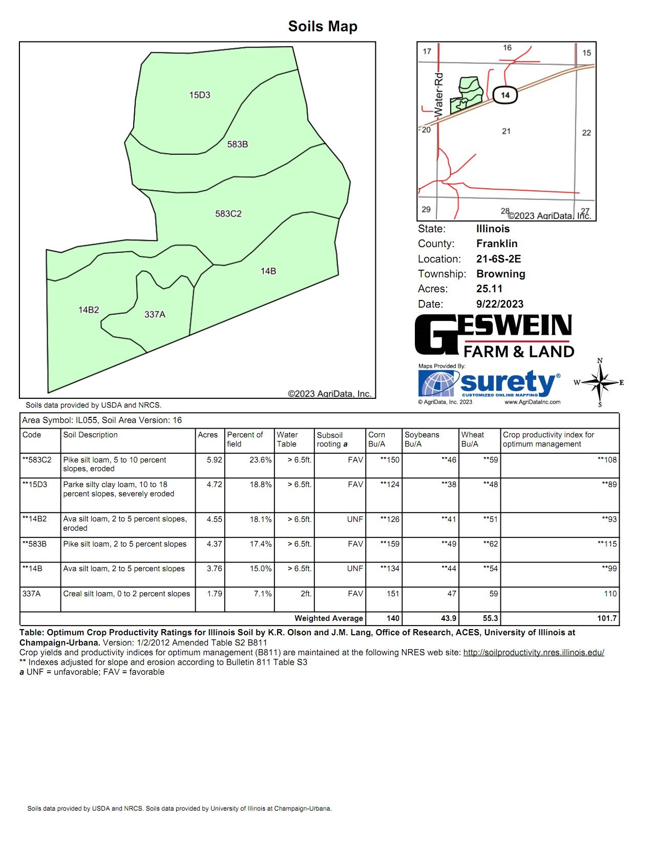 Property Map - Farm Real Estate for Sale, Wooded Property & Land Broker ...